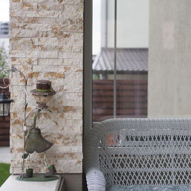 Sunny Dream Kalksteen Split Face Wandbekleding 4 x 15 x 1,5 cm ...