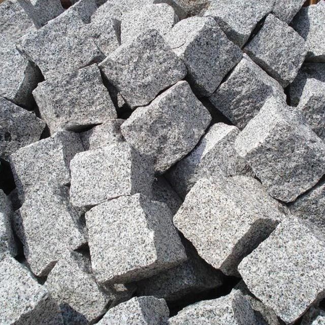 Zout en Peper Grijze Granieten Straatstenen 10 x 10 x 10 cm ...