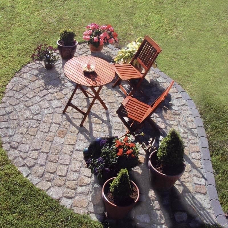 Bestrating Andesiet Cemento Grijs Clivé 10 x 10 x 5 cm (1 ton = 4-5 m2 ...